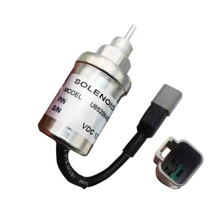 12V Stop Solenoid U85206452 For JCB For Caterpillar For Perkins ...