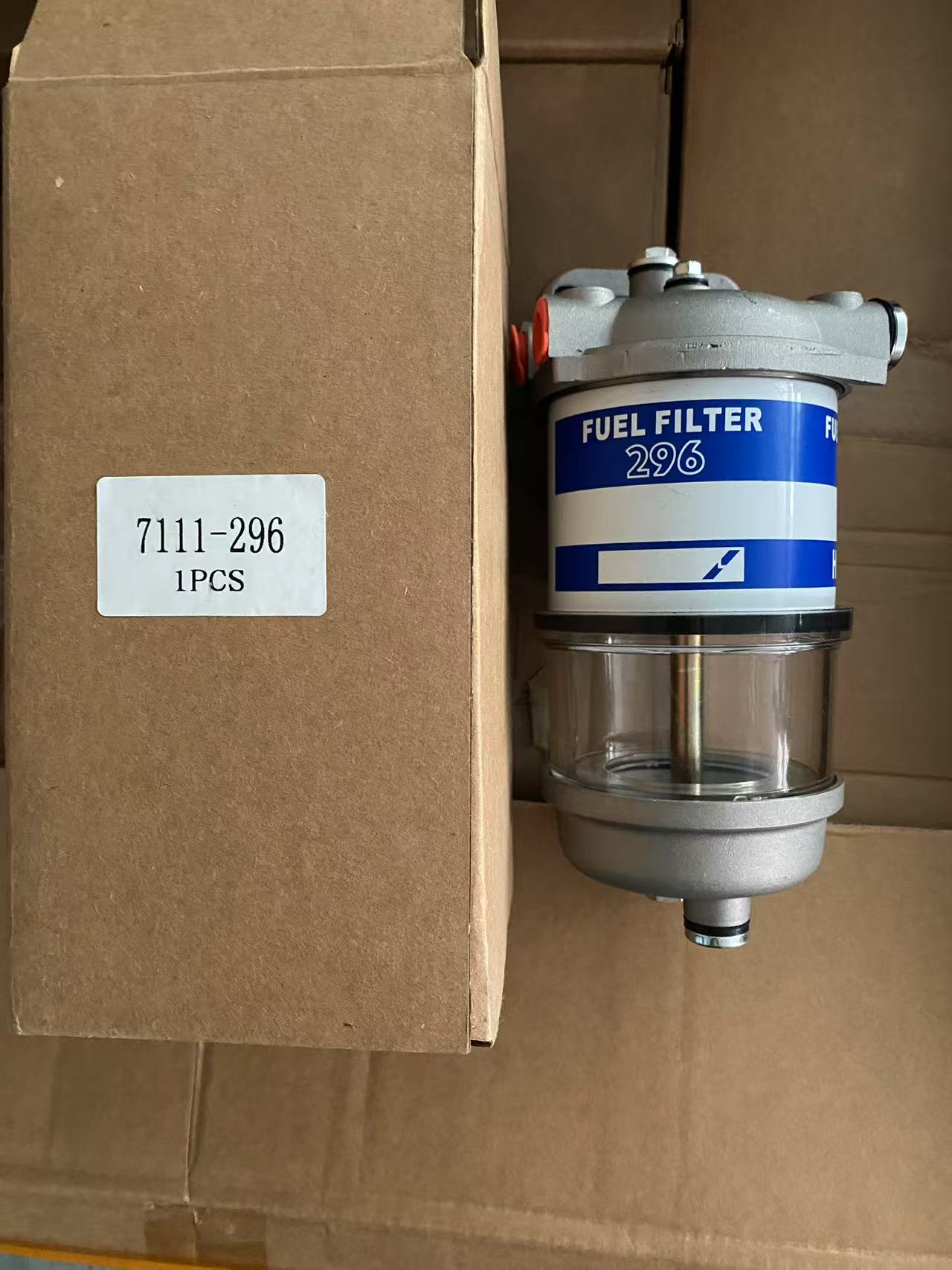 7111-296 Diesel Fuel Filter Oil Water Separator for John Deere Ford ...