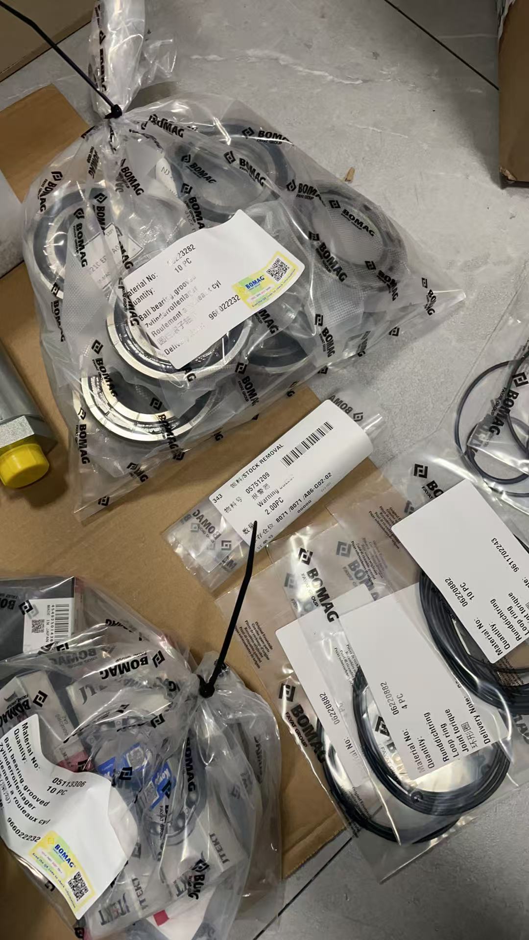 05223282 ball bearing for bomag – ruijieparts